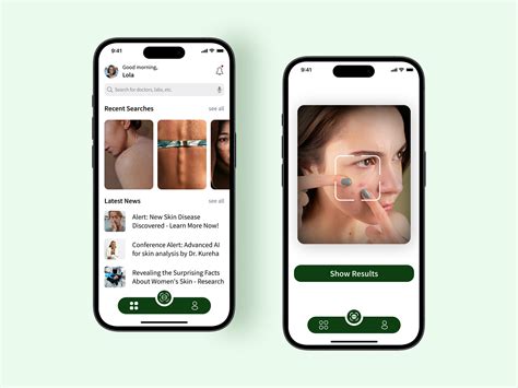Ar And Ai Based Skin Disease Detection App Ui Design By Ganesh Kumar On Dribbble