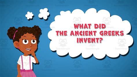 I Wonder What Did The Ancient Greeks Invent Animated Video Lesson