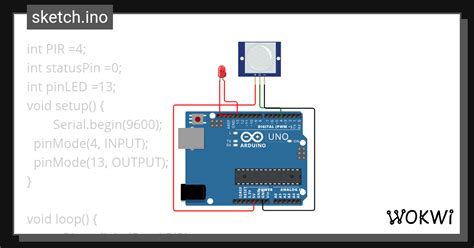 Sensor Pir Wokwi Esp32 Stm32 Arduino Simulator