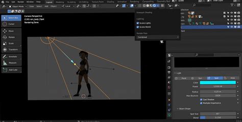 lights not functioning in cycles render mode lighting and rendering