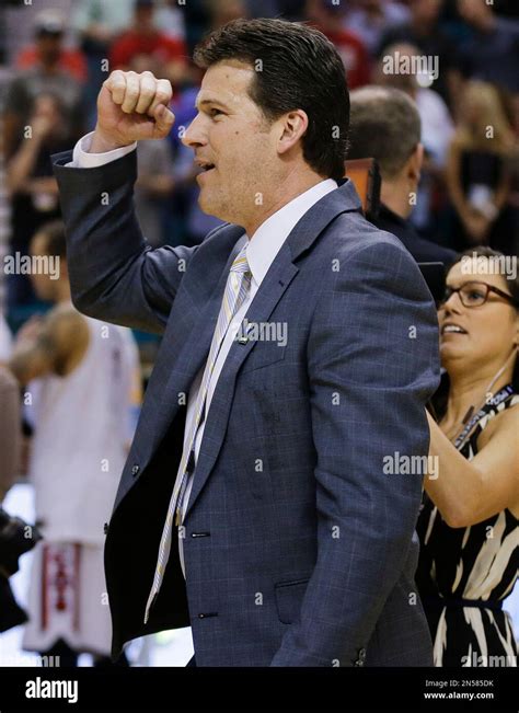 Ucla Coach Steve Alford Reacts After Beating Arizona 75 71 In The