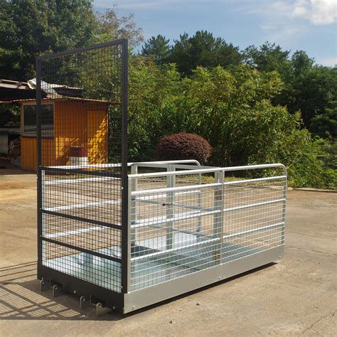 Cf Wp L Custom Forklift Access Man Cage Buy Forklift Man Cage Work