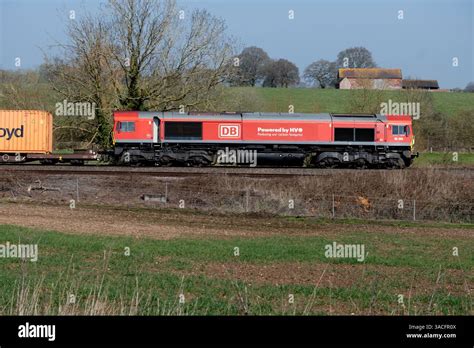 Db Class 66 Diesel Locomotive No 66085 Powered By Hvo Pulling A Freightliner Train Db Class 66 Diesel Locomotive No 66085 Powered By Hvo Pulling A Freightliner Train