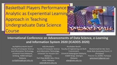 Basketball Players Performance Analytic As Experiential Learning