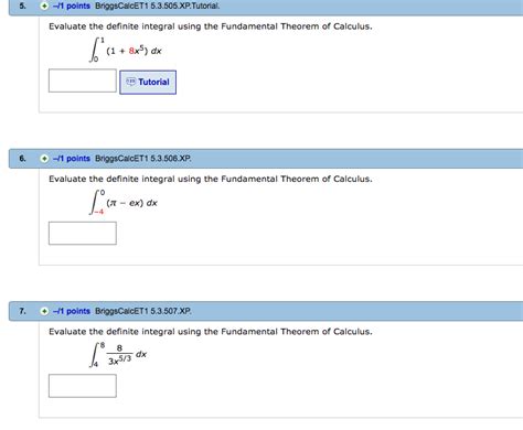 solved evaluate the definite integral using the fundamental