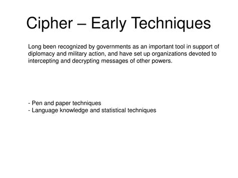 Ppt The History Of Codebreaking Part I The Pre Computing Era Preview Edition Jason Hale