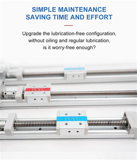 FUYU Micro Ball Screw Actuator Linear Motion Guide With Stepper Motor For Medical Device Fuyu