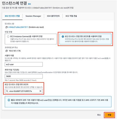 Eic Endpoint 사용하기