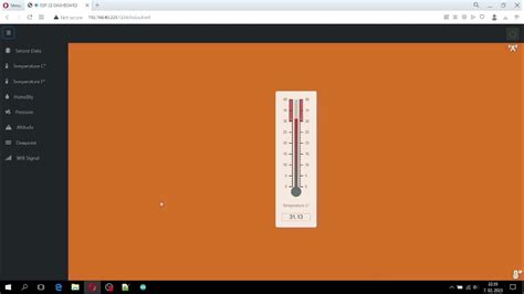 digital thermometer esp32 webserver bme280 temperature sensor youtube