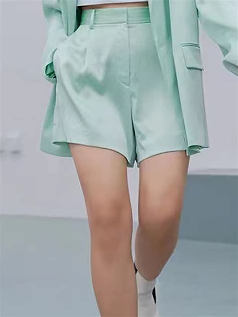 작업 아세테이트 섬유 손 느낌 여성 정장 반바지 느슨한 탄성 허리 캐주얼 레트로 클래식 스트리트 웨어 스웨트 팬츠 2023
