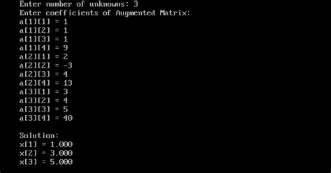 gauss matrix programming language fasrultimate