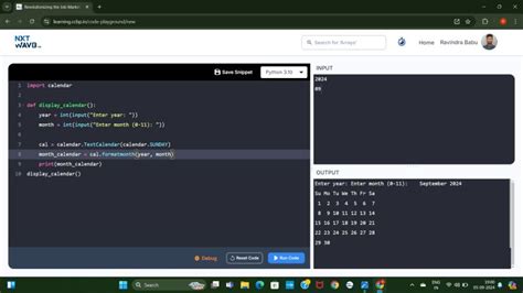 try python calenders from nxtwave ravindra babu parupalli posted on the topic linkedin