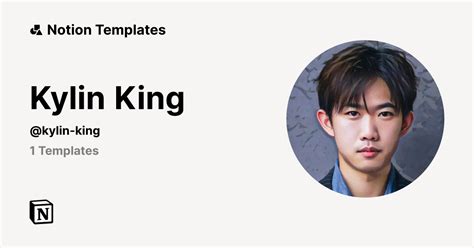 Kylin King Template Creator Notion Marketplace