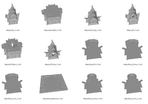 城堡3d打印模型 城堡3d打印模型stl下载 建筑3d打印模型 Enjoying3d打印模型网