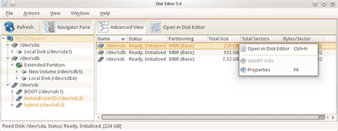 Active Disk Editor As A Part Of LiveCD Set Quick Guide