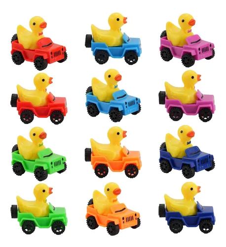 12 Patos Pequeños Para Jeeps Patos De Plástico De 6 Colores Cuotas