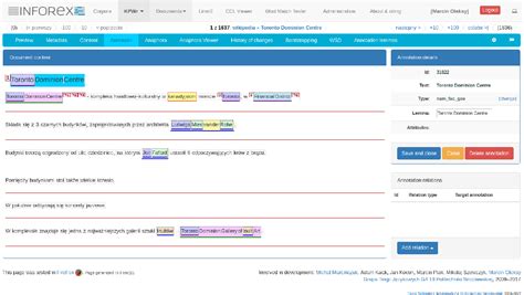 Figure 2 From Inforex — A Collaborative System For Text Corpora Annotation And Analysis
