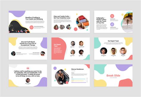 craft store powerpoint presentation template graphue