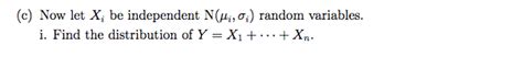 Solved Let Xi be iid N µ random variables for i 1 Chegg com