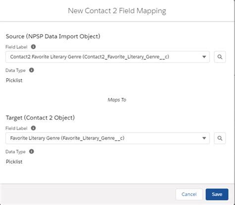 Customize Advanced Mapping