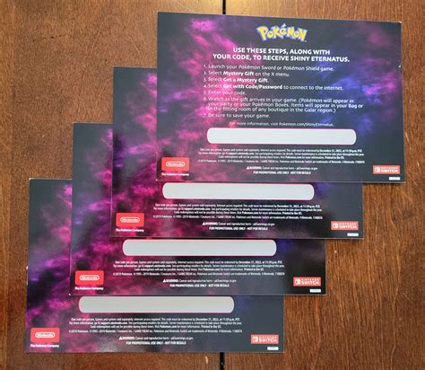 Volcanion and Shiny Eternatus codes : r/PokemonHome