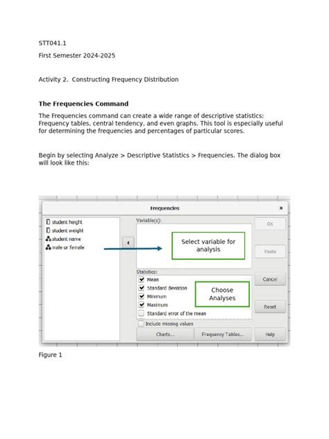 Activity 2 Creating Frequency Tables Pdf