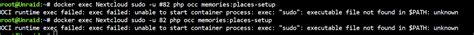 Docker Permisions To Run Occ Command ℹ️ Support Nextcloud Community