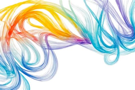 premium photo abstract colorful flowing lines
