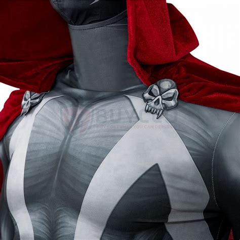 Spawn Cosplay Costume HD Printed Cosplay Suits With Red Cape