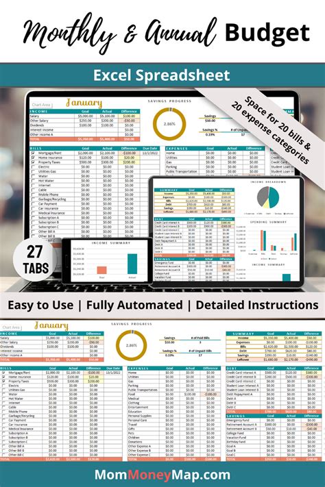 monthly expense excel template