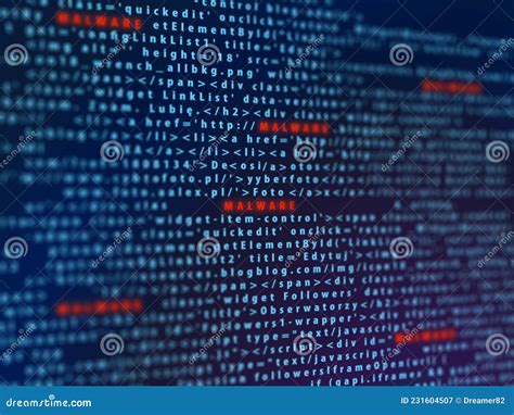 Hacker Attack Malware Computer Virus Stock Illustration
