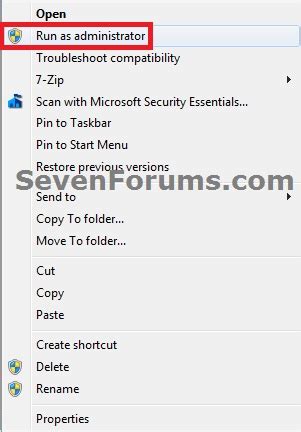 Run As Administrator Add Or Remove From Context Menu In Windows Tutorials