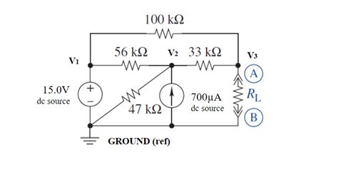 solved using nodal analysis find the voltage across and