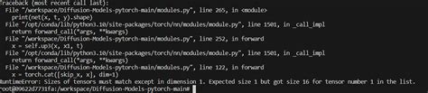 RuntimeError Sizes Of Tensors Must Match Except In Dimension Expected Size But Got Size