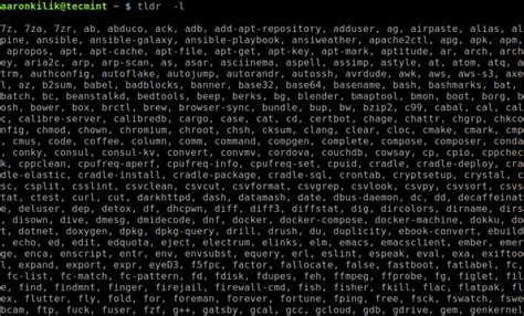 Tldr Easy To Understand Man Pages For Linux Commands