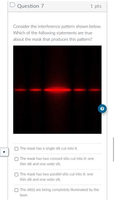Solved Consider The Interference Patterns Below Which Are