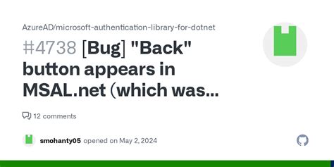 Bug Back Button Appears In Which Was Not Appearing In