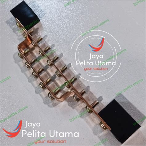 Jual Insulator Busbar Terminal Block Arde Tembaga Asli Shopee Indonesia