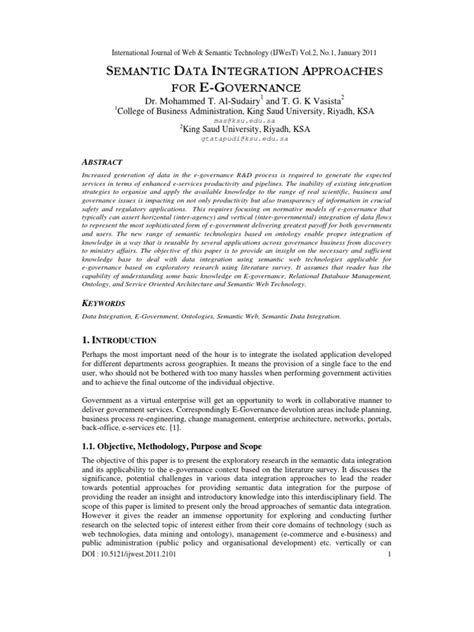 semantic data integration approaches for e governance download free pdf resource description