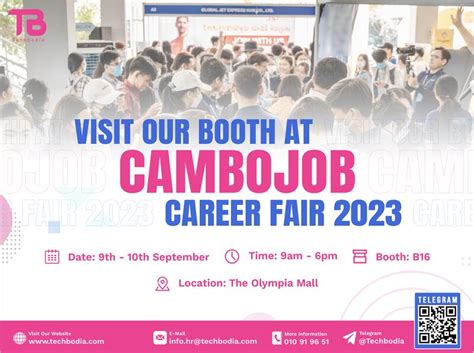 Techbodia On Linkedin Welcome Everyone To Meet Us At Career Fair