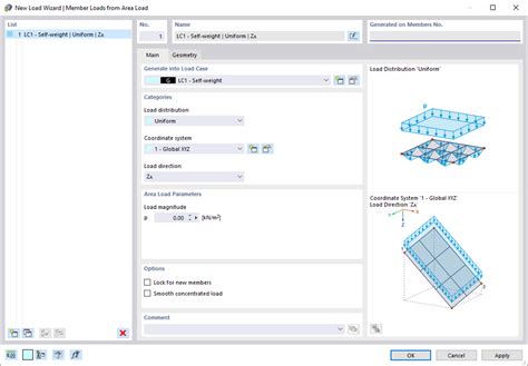 Rfem 6 Automatic Generation Of Loads And Load Combinations