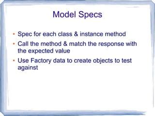 Rspec PPT