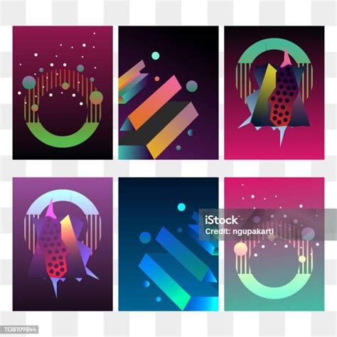 활기찬 그라데이션 배경 벡터와 커버 디자인 서식 파일의 집합입니다 소식통 미래 현대 디자인입니다 현수막 배너 전단지 프레젠테이션 표지 및 보고서 템플릿에 적용 가능 합니다