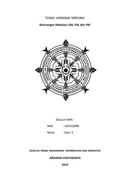 Tugas Modulation Am Fm Dan Pm Docx