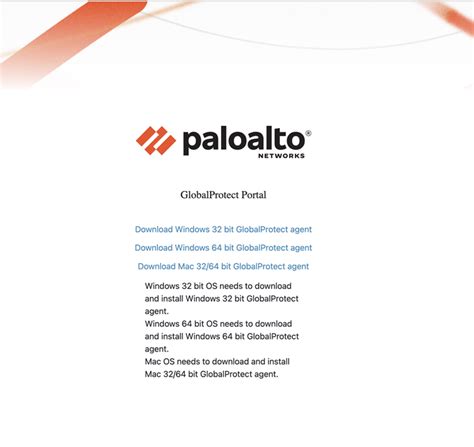 download and install the globalprotect app for windows