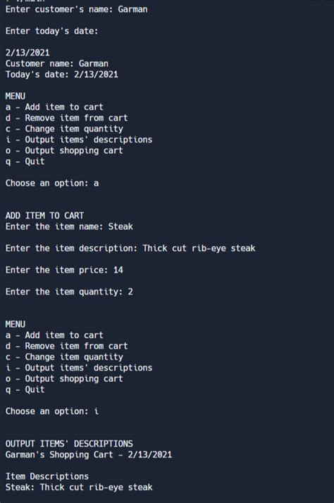 GitHub Garman Online Shopping Cart