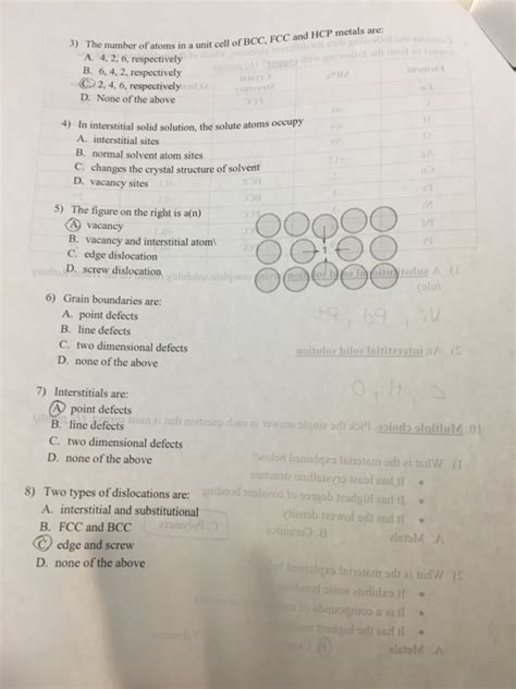 Solved The Number Of Atoms In A Unit Cell Of BCC FCC And Chegg