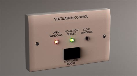 Ventilation Control Unit Model Turbosquid 1287483