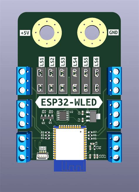 [review Request] Esp32 Wled Board R Printedcircuitboard