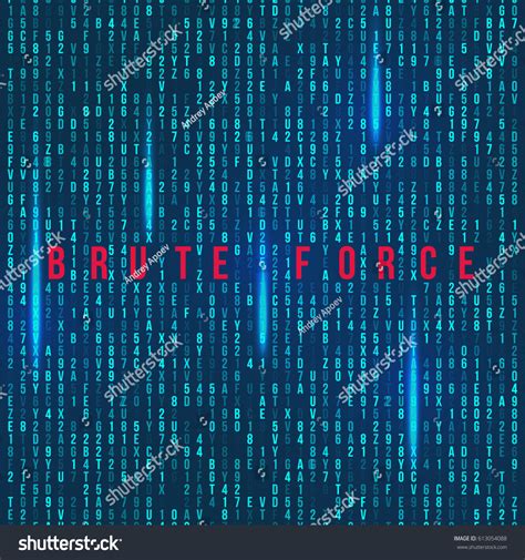 Blue Hexadecimal Computer Code Abstract Matrix Stock Vector Royalty Free 613054088 Shutterstock